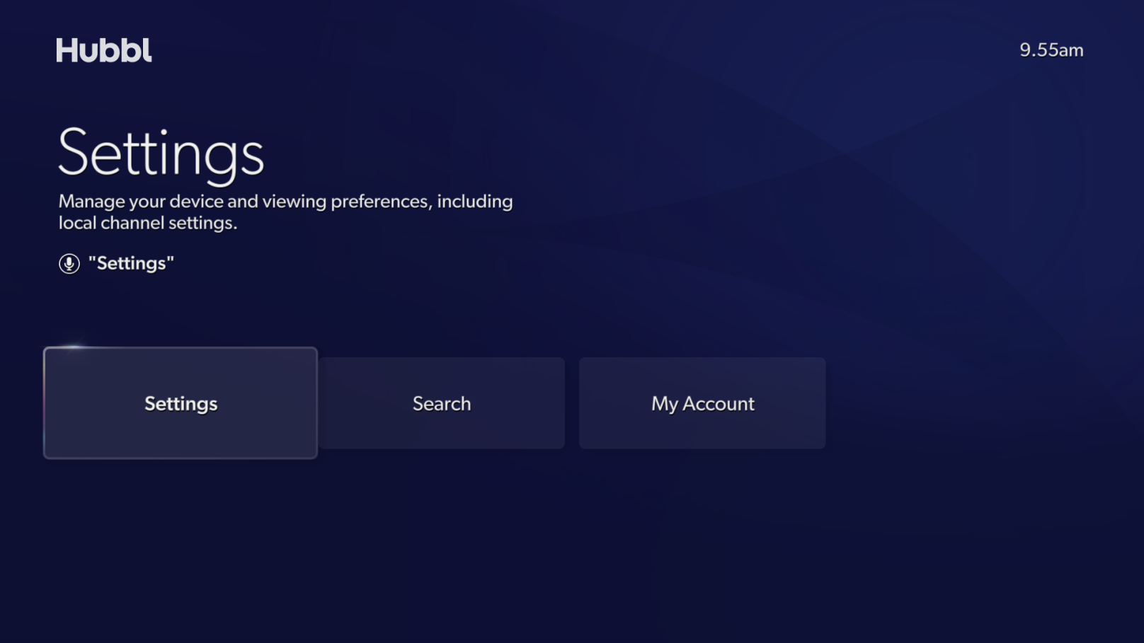Viewing content on Hubbl Glass