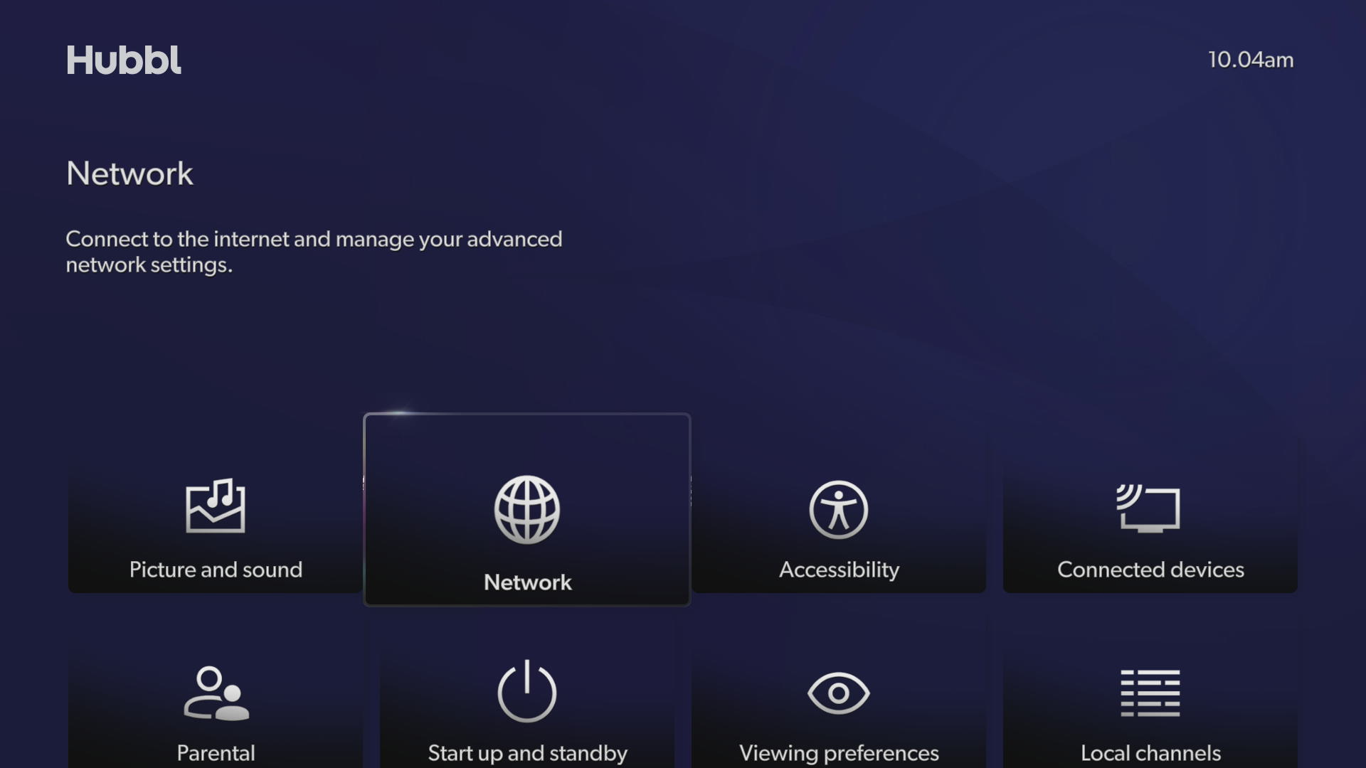 Change a WiFi network on Hubbl Hub