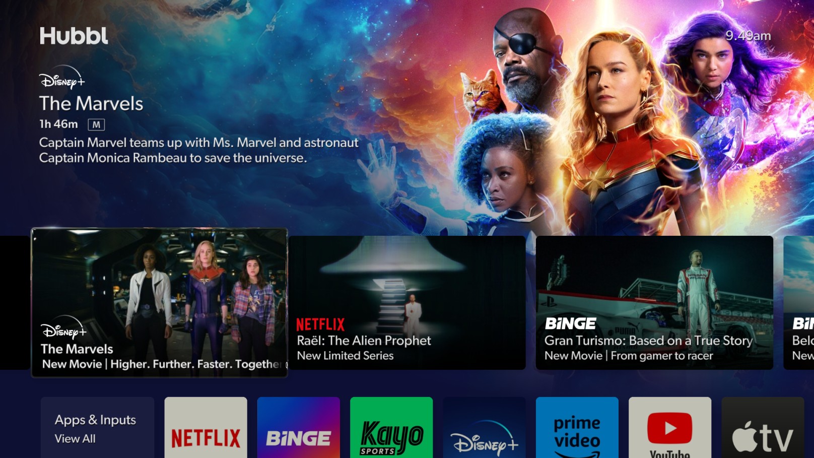 Viewing content on Hubbl Hub