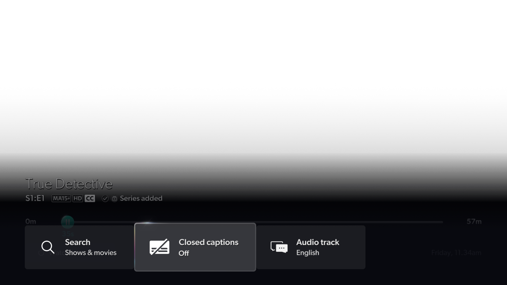 Accessibility settings on Hubbl Hub